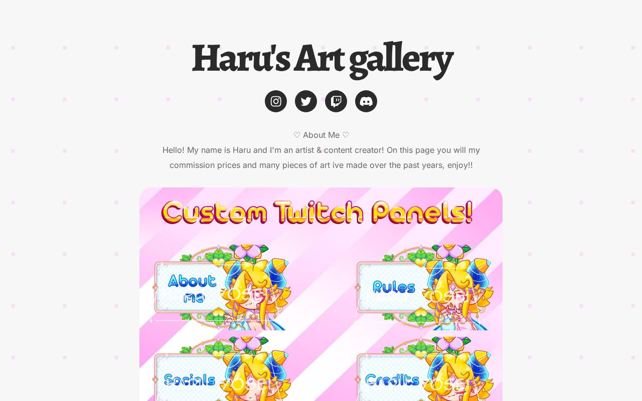 Haru's art gallery